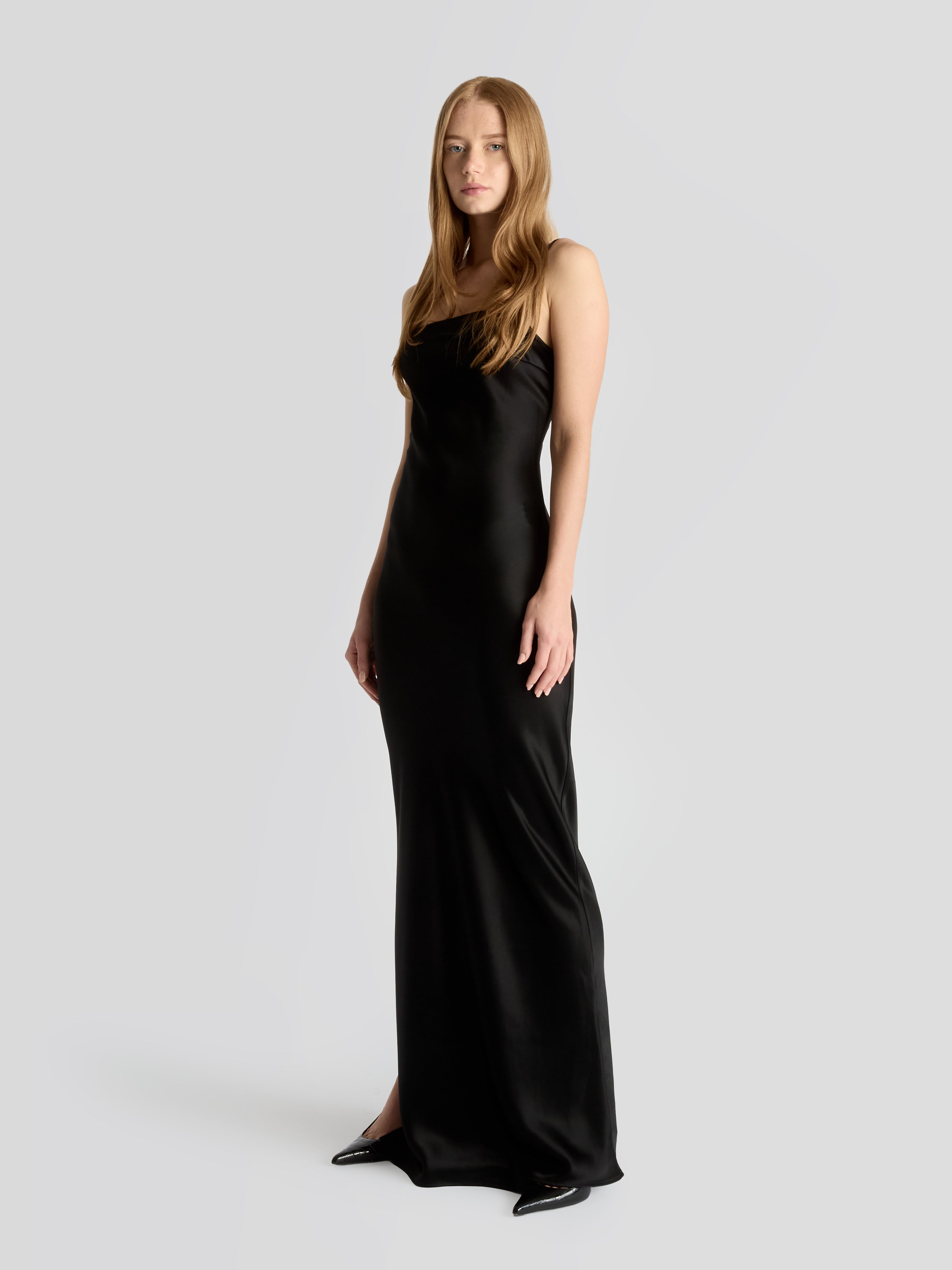 THE LARA DRESS - BLACK – Elaine Field