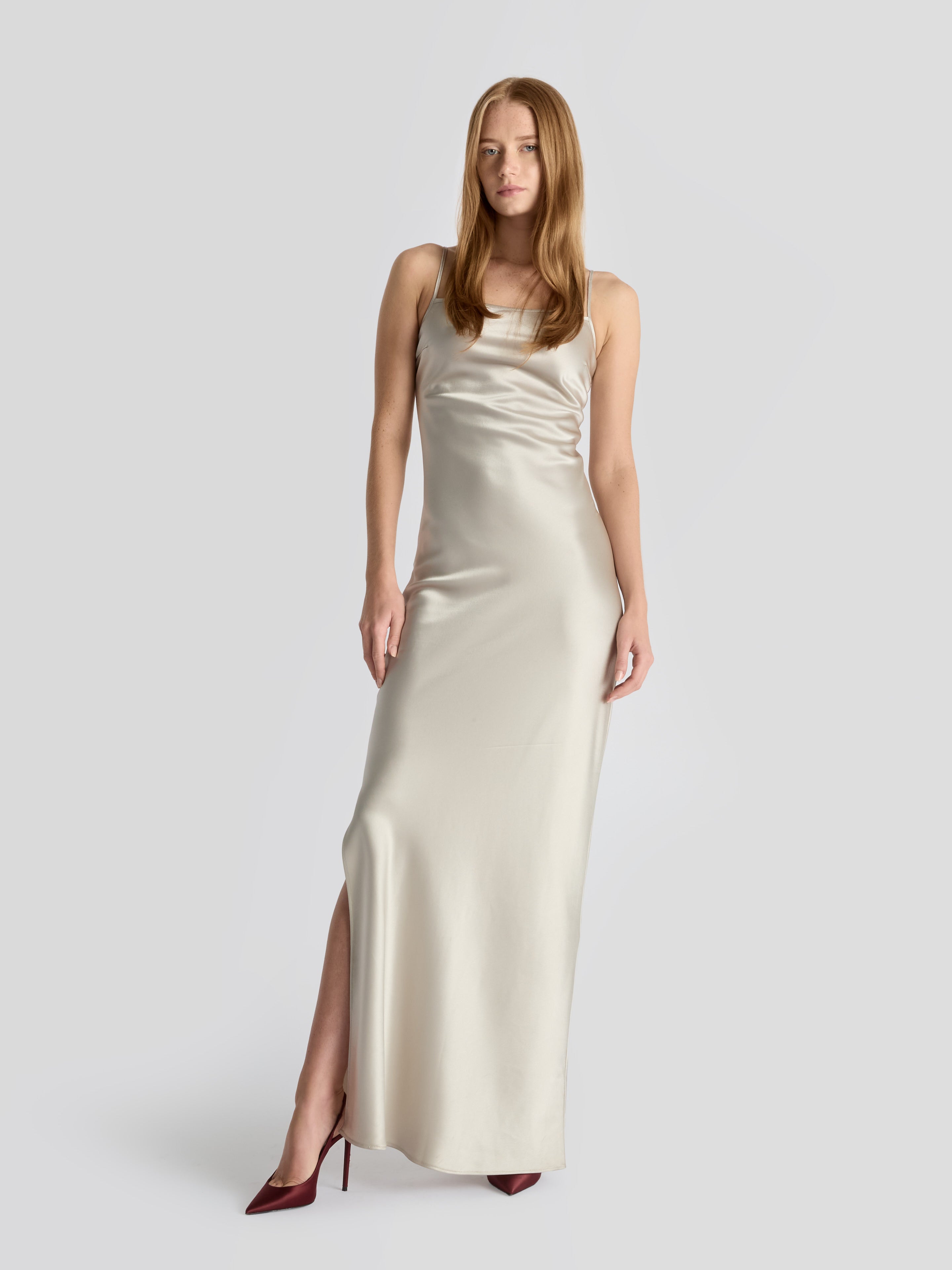 The Lara Dress Silver Elaine Field 7718